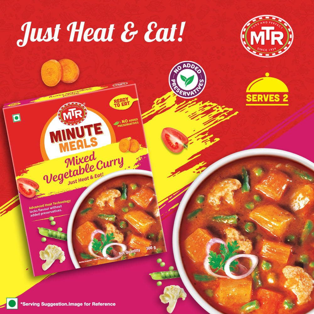 Buy MTR Mixed Vegetable Curry 300 g online - MTR Foods